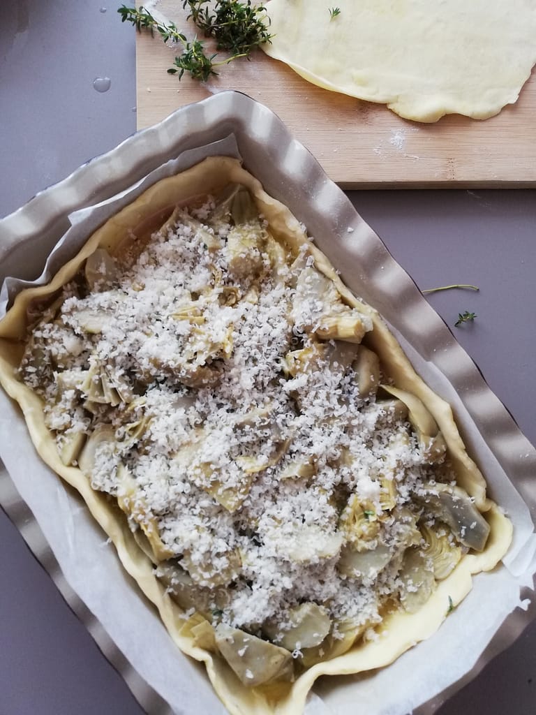 how to make artichoke pie